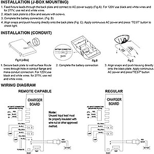 Litufine LED Emergency Lighting Fixtures with 2 Heads, Commercial Emergency Light with Battery Backup, UL 924 and CEC Qualified, 120-277 Voltage (2-Pack)