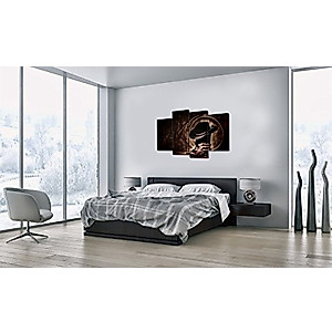 VVOVV Wall Decor Cowboy Wall Art american western art Hat and Boots West Rodeo Elements The Picture Prints on Canvas Stretched and Framed Ready To Hang Living Room Decoration