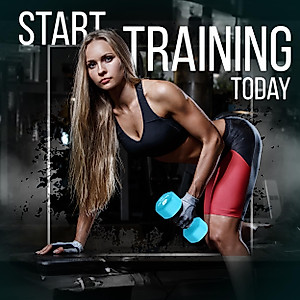 Fitness Alley Neoprene Dumbbell 5 Pairs 3LB, 5 LB, 8LB, 10LB, 12LB Dumbbells Coated for Non Slip Grip - Hex Dumbbells Weight Set - Neoprene Hand Weight Pairs - Hex Hand Weights Neoprene Dumbbells