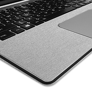 Skinomi Brushed Aluminum Full Body Skin Compatible with Toshiba Satellite Radius (2015, 15.6 inch)(Full Coverage) TechSkin with Anti-Bubble Clear Film Screen Protector