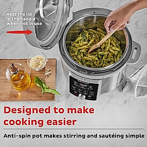 Instant Pot Duo Plus, 6-Quart Whisper Quiet 9-in-1 Electric Pressure Cooker, Slow Cooker, Rice Cooker, Steamer, Sauté, Yogurt Maker, Warmer & Sterilizer, Free App with 1900+ Recipes, Stainless Steel