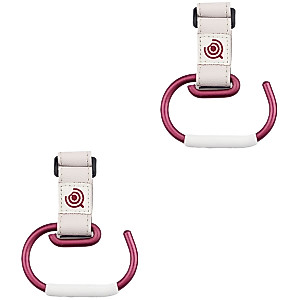 Cabilock Buggy Hook for Stroller Wheelchair Walker Stroller Hooks Bag Hooks for Hanging Diaper Bags Grocery Shopping Bags 2pcs