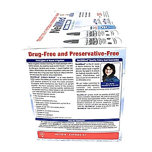 NeilMed Sinus Rinse All Natural Relief Premixed 250 Packets