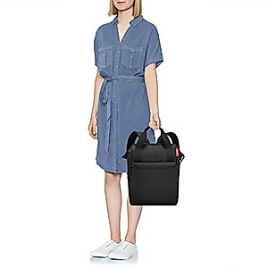 reisenthel allrounder R black – Backpack and tote bag in one - With plug-in flap for travel trolleys