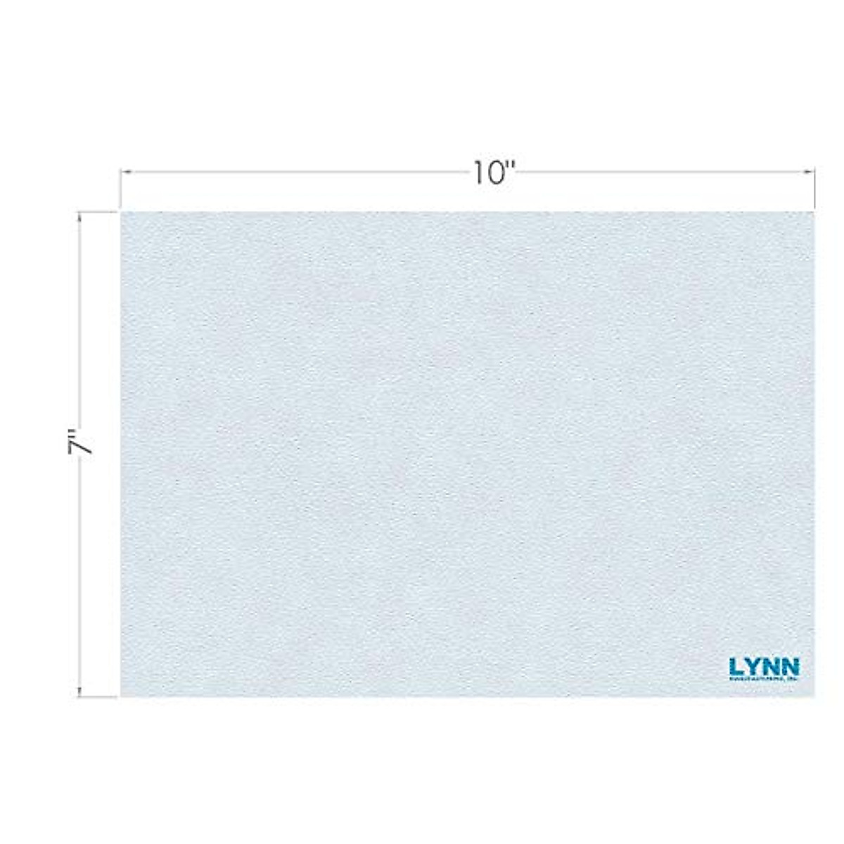 Lynn Manufacturing High Temperature Gasket Paper, Ceramic Fiber Alternative, 2100F Rated, 1/8" Thick x 7" x 10", for Wood Stove, Pellet Stove, Boiler, Furnaces, Kiln, Forge, 2260J