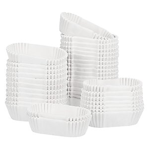 Loaf Liners Oval Baking Cups: 1000pcs Grease Proof Paper Cupcake Liner Mini Cake Cup Parchment Bread Trays For Cake Muffins Cupcakes Bread