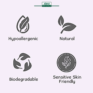 Aleva Naturals Hypoallergenic Bamboo Baby Diapers for Baby, Ultra Soft, Sensitive Skin Friendly, Biodegradable, Disposable– Size 2 (6-17 lbs/3-8 kg) | 30ct,37845