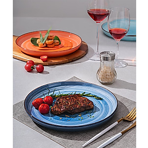 Sweese 10 Ounce Bowls & 10 Inch Plates Set of 6