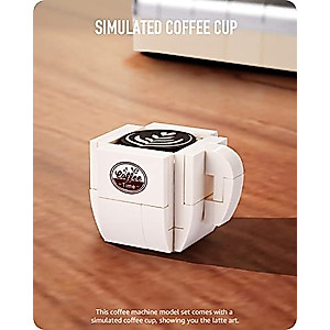 Nifeliz Semi-Automatic Espresso Machine, Retro Coffee Machine Building Block Kit, Collectible Display Model Set and Toy as Ideas for Adults (678 Pieces)