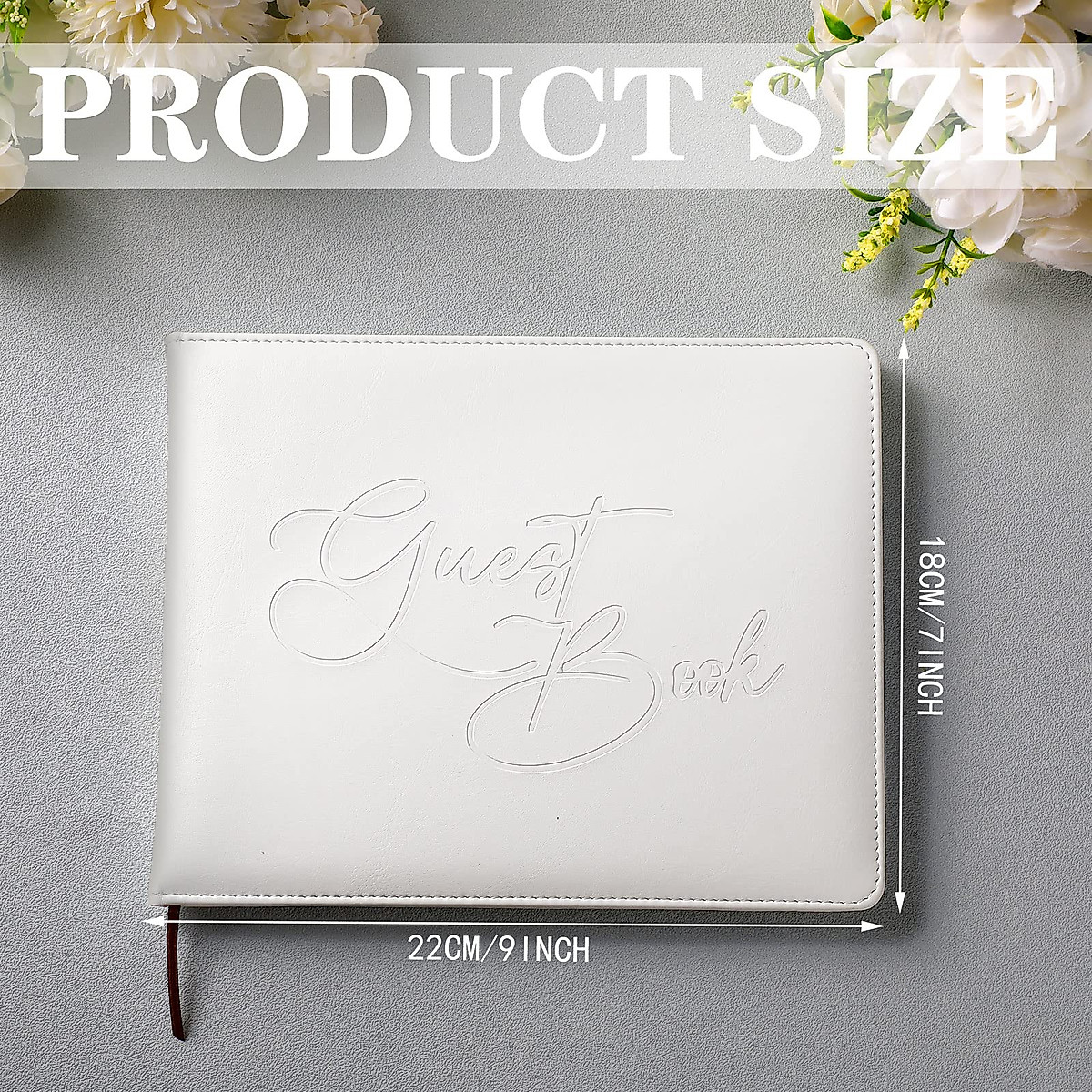 Panelee Wedding Guest Book with Pen Set Elegant Guest Sign in Books Bridal Shower Guestbook Beautiful Guest Book Wedding Reception Guestbook for Wedding