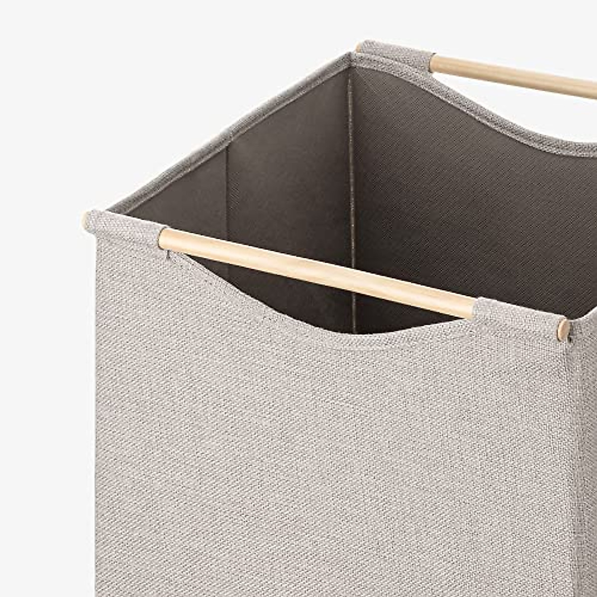 Navaris Foldable Storage Cubes (Set of 4) - 12x12x12 Storage Cube Bins Compatible with Kallax - Storage Bins for Shelf Unit Fabric and Wood Baskets