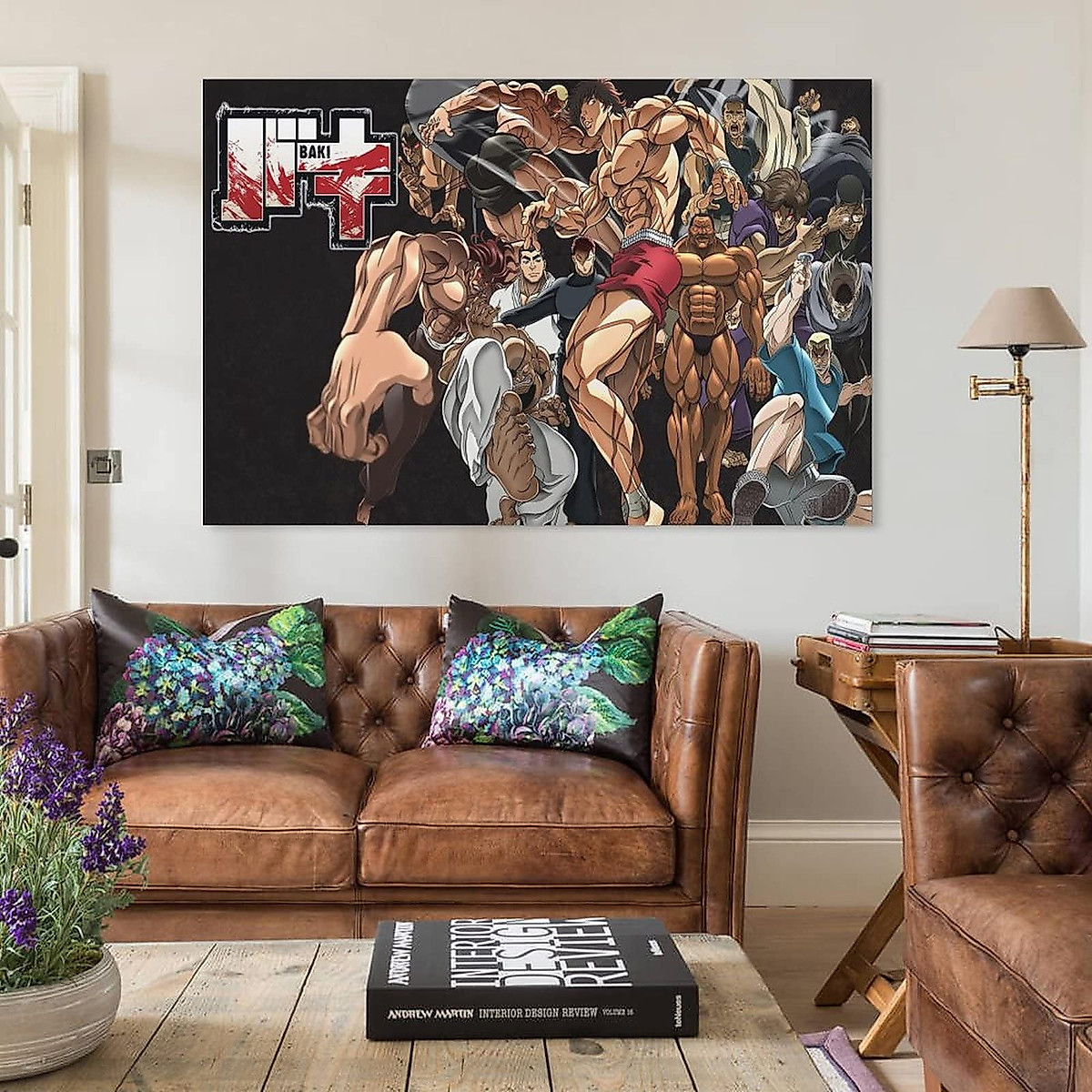 Baki Hanma Anime Poster Posters for Boys Room Cool Posters Canvas Wall Art Prints for Wall Decor Room Decor Bedroom Decor Gifts 12x18inch(30x45cm) Unframe-Style