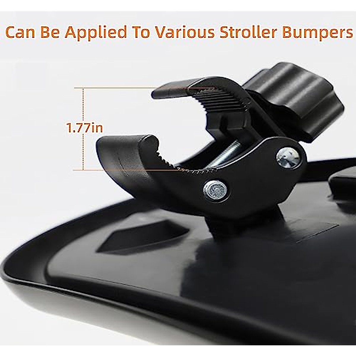 MIUSING Universal Stroller Snack Tray with Cup Holder - Travel-Friendly 3-in-1 Stroller Cup Holder and Entertainment Accessories for Convenient Outings and Traveling