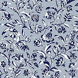 Vera Bradley Women's Cotton Double Glasses Case, Perennials Gray - Recycled Cotton, One Size