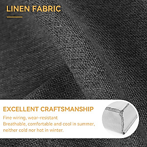 ROFIELTY Bench Cushion 39 inch, Durable Bench Cushions for Indoor Furniture, Window Seat Cushions Indoor, Personalized Custom Bench Cushion (39x15x2inch,Dark Gray)