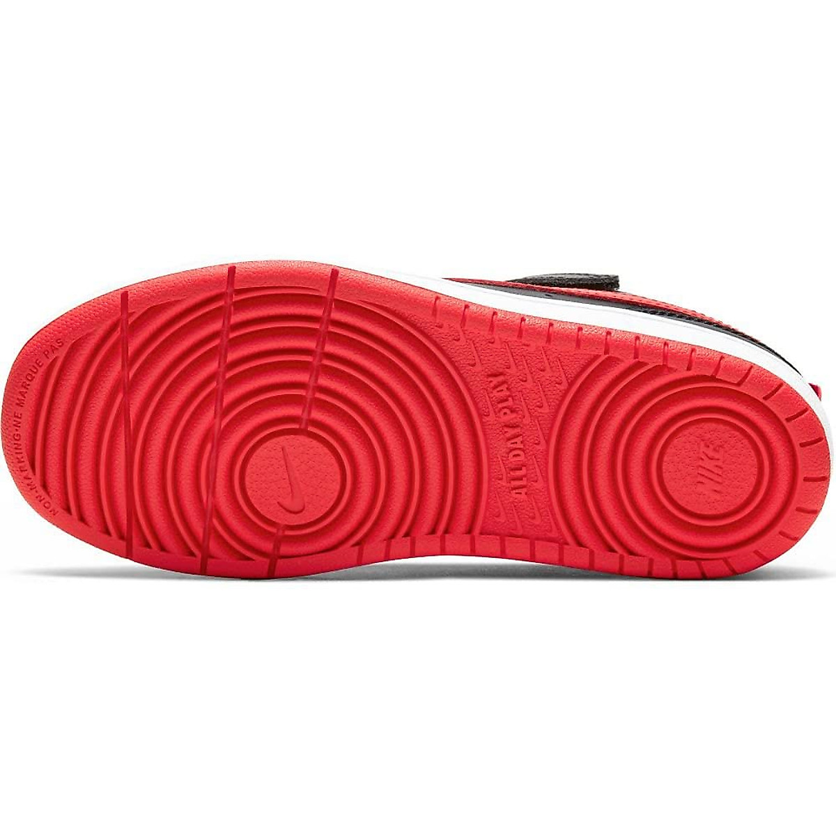 Nike Court Borough Low 2 (Big Kid) Black/University Red/White