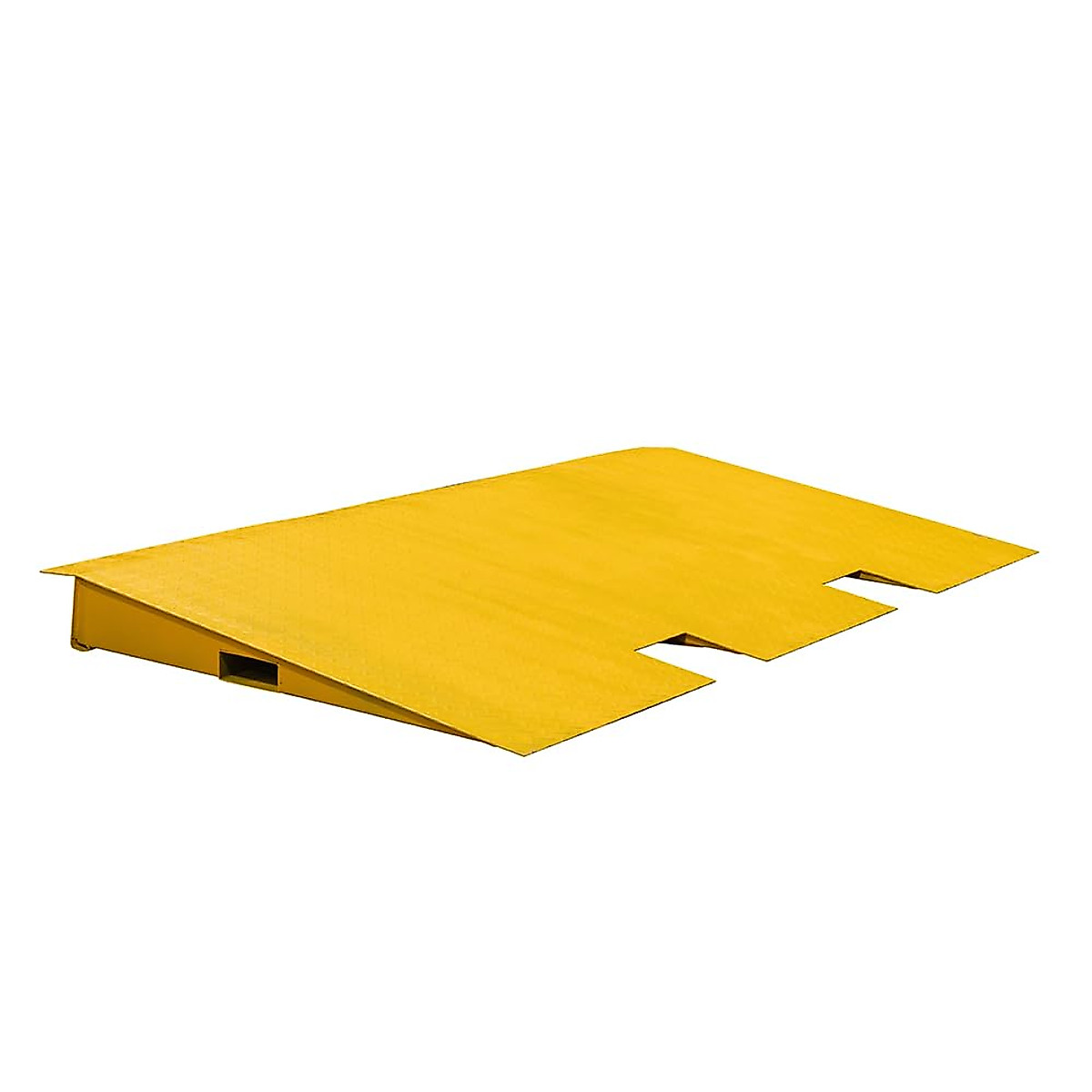 Mytee Products 49"x86" Heavy Duty Shipping Container Loading Ramps, 14,000 Lbs Capacity - Forklift Compatible Cargo Container Ramp for Loading & Unloading - Made with HD 10 Gauge Steel