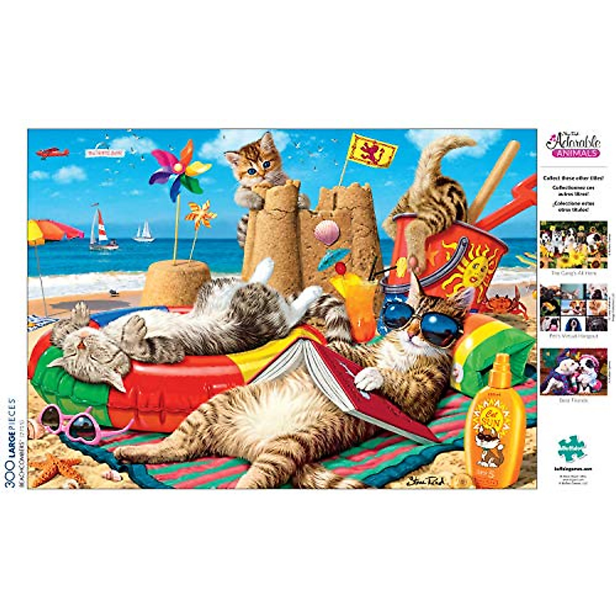 Buffalo Games - Beachcombers - 300 Large Piece Jigsaw Puzzle