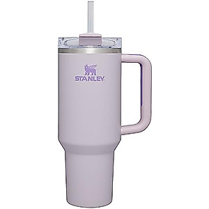 Stanley Quencher H2.0 FlowState Stainless Steel Vacuum Insulated Tumbler with Lid and Straw for Water, Iced Tea or Coffee, Smoothie and More, Orchid, 40 oz