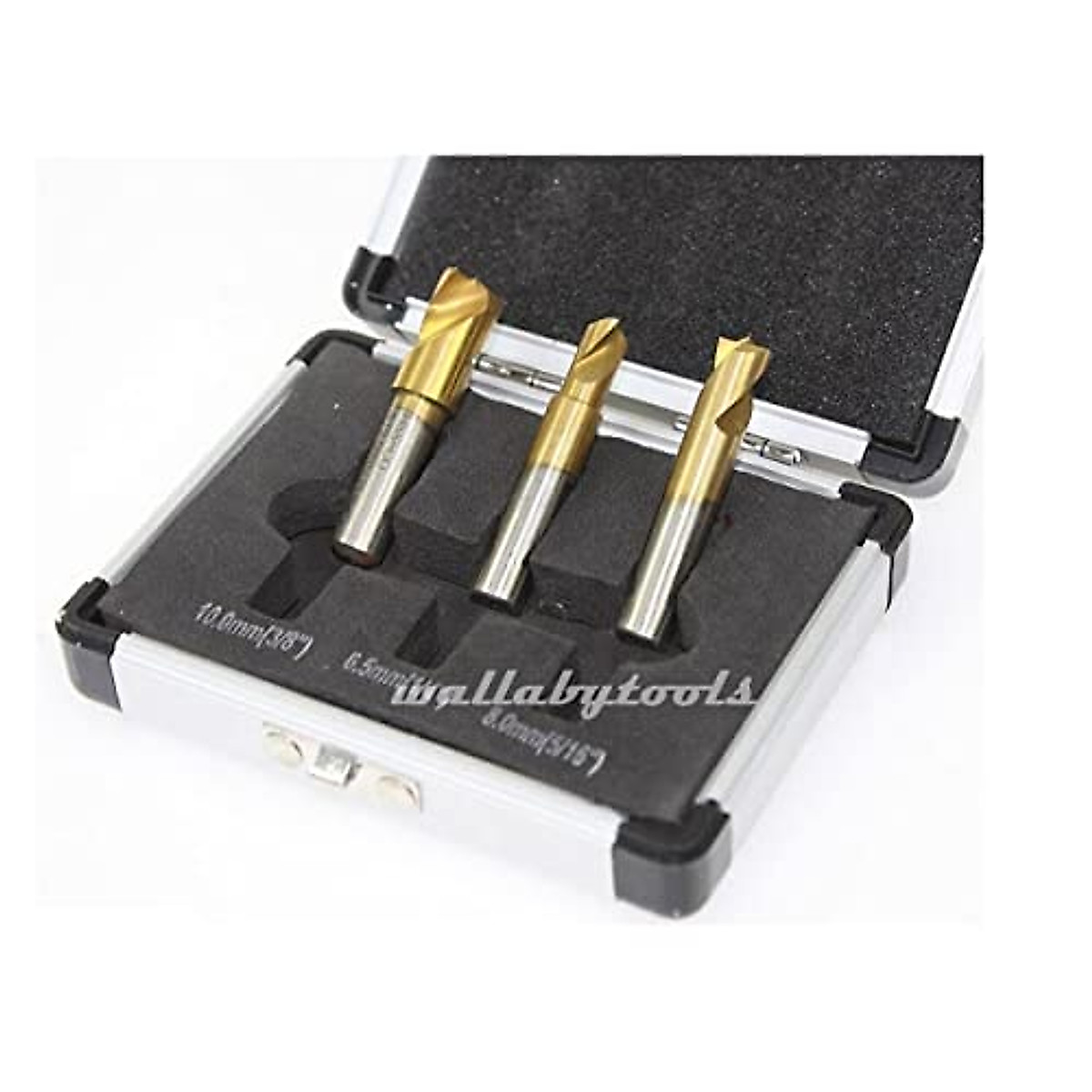 3PC 1/4" 5/16" 3/8" HSCO Titanium SPOT Weld Cutter Welder Drill BIT Set