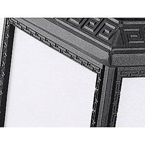 JSBDPHW Simple Aluminum Square Pillar Lamp E27 Lamp Base Outdoor Garden Wall Post Light Waterproof IP55 Villa Gate Column Light Lawn Light Landscape Light