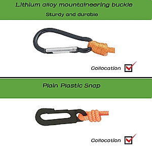 WaWacomp Portable Travel Clothesline is 32 Ft Retractable Clothesline for Indoor Clothes Lines and Outdoor Camping Clothesline with 10 Positioning Snaps, 10 Clothespins (1 Retractable)