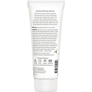 Burt's Bees Baby Nourishing Lotion, Original Scent Baby Lotion - 6 Ounce Tube - Pack of 3