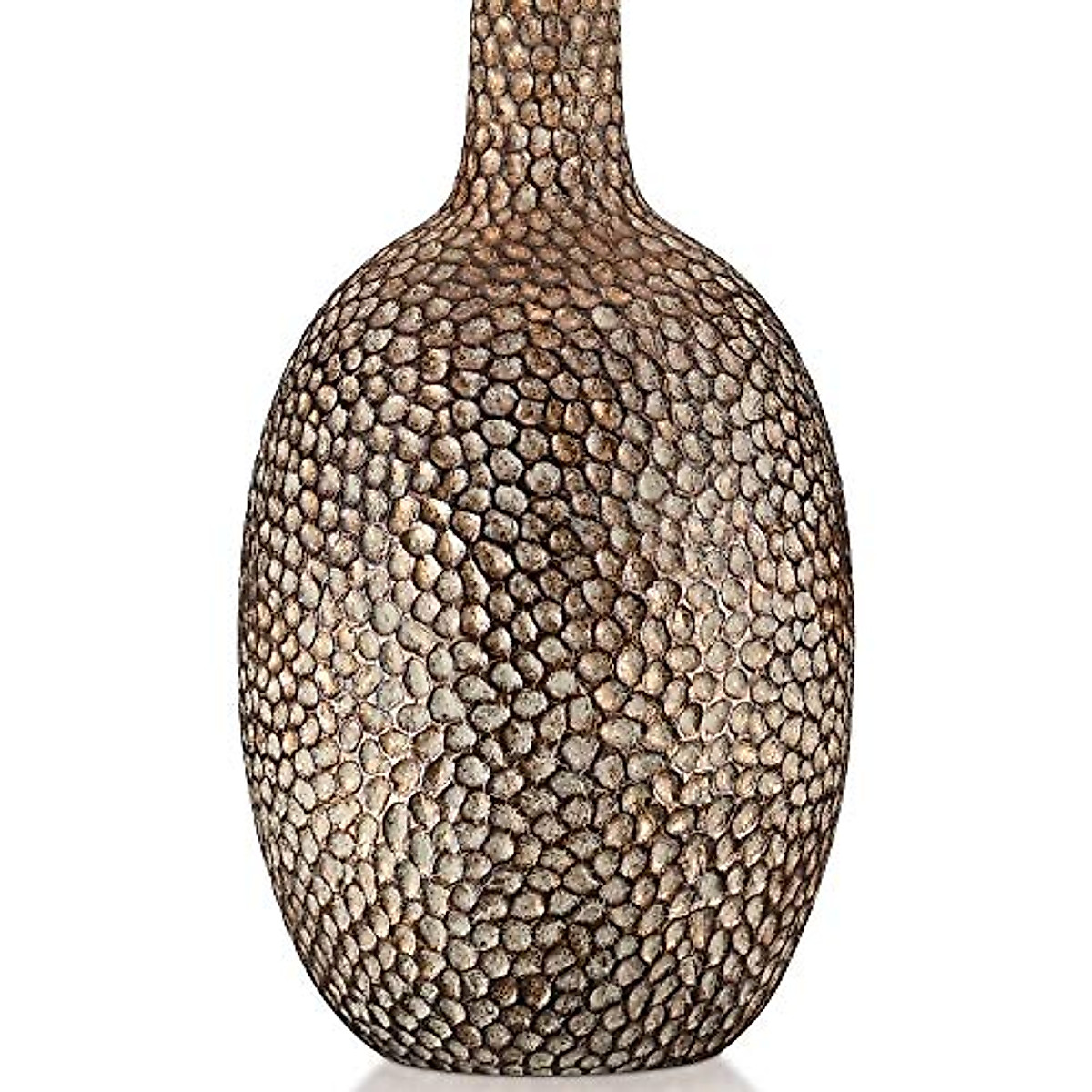 360 Lighting Chalane Rustic Farmhouse Accent Table Lamps 23 1/2" Tall Set of 2 Antique Bronze Hammered Textured Natural Linen Shade for Bedroom Living Room House Bedside Nightstand Office