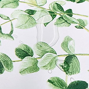 Yifasy Drawer Shelf Liner Green Leaf Self-Adhesive Furniture Inner Lining Paper Sheet Removable Wallpaper Roll 118x18 Inch