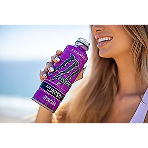 Monster Energy Hydro Energy Water, Purple Passion, 20 Fl Oz (Pack of 12)