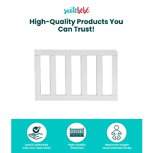 Suite Bebe Riley Toddler Guard Rail, Coral