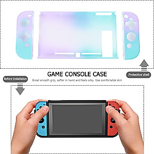 SOLUSTRE case Gaming Stand Plastic Game Machine Protector Hard Game Machine Case Hard Game Console Case gamebou Plastic Game Console Case Plastic Enclosure Cover PC