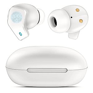 Jiunai Wireless Earbuds for Samsung S23, Bluetooth 5.2 Headphone in-Ear Earbuds Stereo HI-FI Noise Reduction Touch Control Earphones for Samsung S22 iPad iPhone 14 Pro OnePlus Google