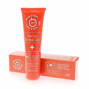 Veterinus Derma GeL® Tube 100mL - 3.4 fl.oz. x 5 Tubes (PRO-Pack $25 Saving)