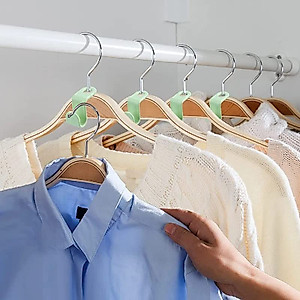 Hanger Hooks Hanger Organizer Cascading Clothes Hooks, Cascade Hangers to Create Up to 3X More Closet Space Connector Hooks Space Saving, Closet Organizer