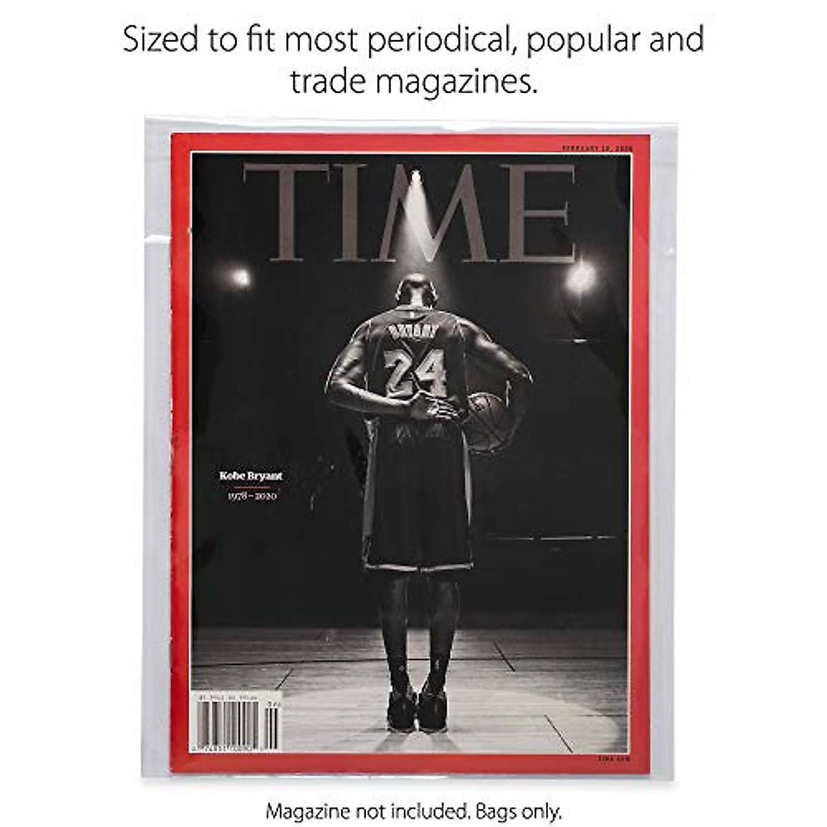 TitanShield Resealable Magazine Bags 8-3/4" X 11-1/8" with 1-1/2" Flap. (150-Count)