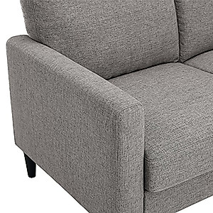 Dorel Living Kaci Sectional Upholster, Gray