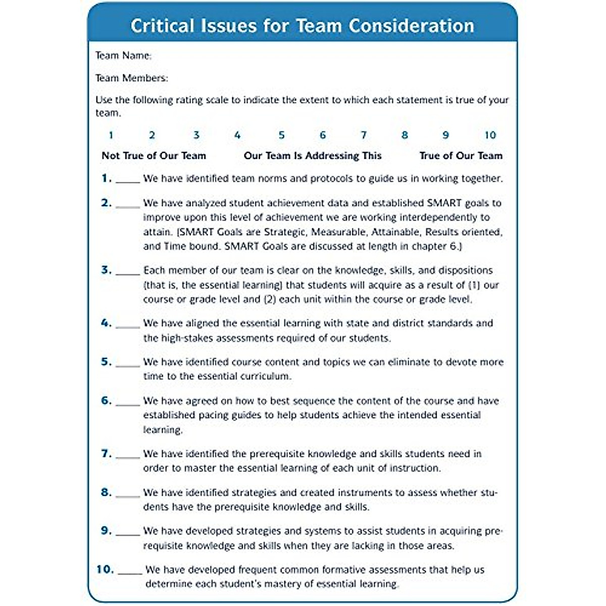 Learning by Doing: A Handbook for Professional Communities at Work - a practical guide for PLC teams and leadership