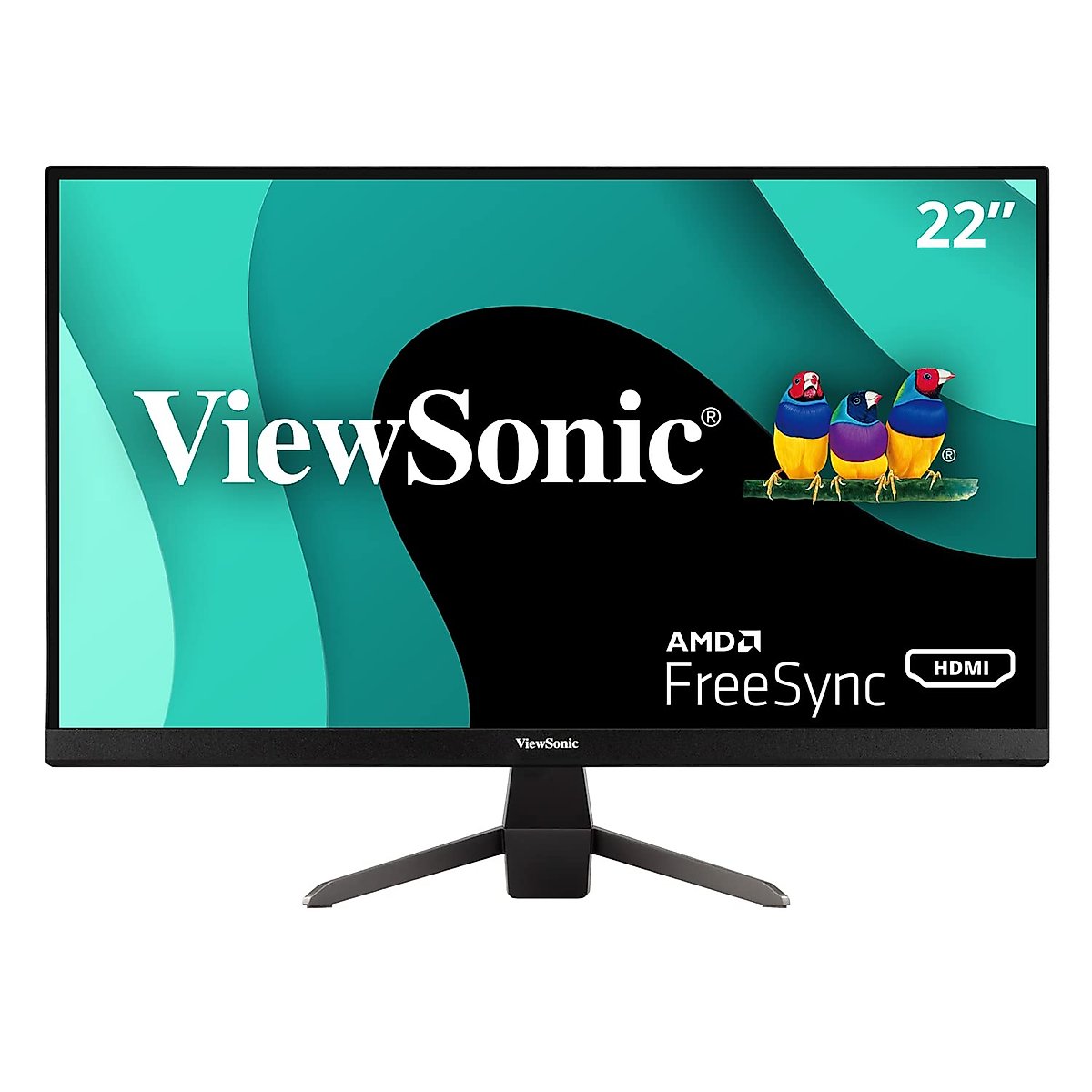 ViewSonic VX2267-MHD 22" 1080p Gaming Monitor w/ 100Hz, 1ms, FreeSync, HDMI, VGA, and DP (Renewed)
