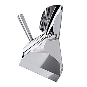 Kichvoe Puffed Rice Right Handle Metal Scoop French Fry Bagger, Stainless Steel Single Handle French Fry Popcorn Scooper for Snacks, Ice, Candy, Desserts, Dry Goods French Fries Scooper Snaks