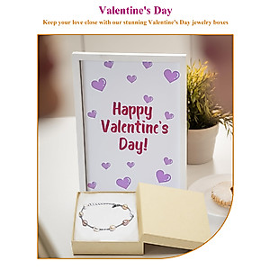 MESHA Cardboard Jewelry Gift Boxes For Shipping, Small Gift Box wtih Lids For Necklace Ring Bracelet Earring with Cotton Filled and Lids,Jewelry Box Bulk Brown 3.5x3.5x1 Inch 20 Pieces