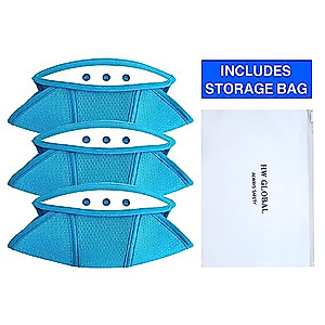 3PCS Hard Hat Cap Insert Liner Sweatband Helmets Cooling Pad Safety Head Protection Air Mesh Microfiber Soft Cotton Sweat Absorber Cool Ventilation