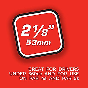 PRIDE GOLF TEE unisex adult 50 Count Bag Golf Tees, White, 2.125 US