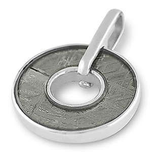 Starborn Creations Sterling Silver Muonionalusta Meteorite Pendant