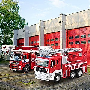 Driven by Battat – Large Toy Fire Truck for Kids – Toy Rescue Vehicle – Red Emergency Toy Truck – Lights & Sounds – 3 Years + – Standard Fire Truck