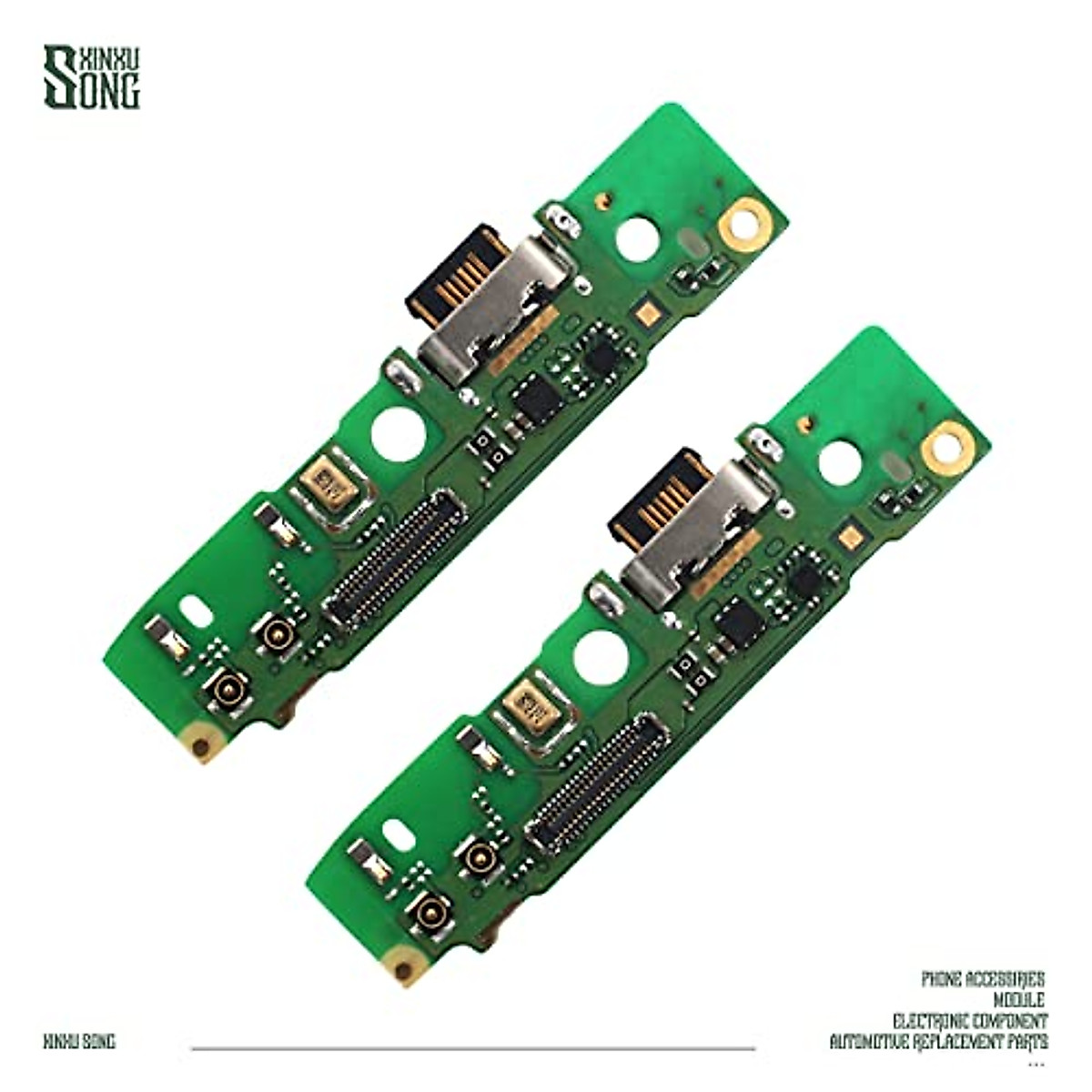 XINXUSONG (2pack) USB Charging Connector Charger Board Port Dock Part Repair Replacement for Moto G7 Power XT1955-5 XT1955-6 Short-Term (NA Version)