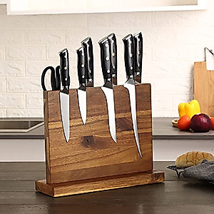 Magnetic Knife Block - Magnetic Knife Holder - Magnetic Knife Stand- Cutlery Display Stand and Storage Rack