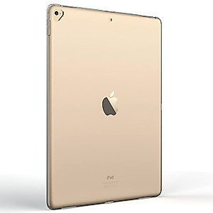 Puxicu Clear Case for iPad Pro 12.9 inch 2017/2015, Slim Design Flexible Soft TPU Protective Cover for iPad Pro 12.9"(1st and 2nd Generation, 2015 and 2017 Model) Tablet, Transparent