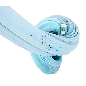 BeiyeiDei Sky Blue Cloud Slime, Soft and Non-Sticky Fluffy Slime Toy, Girls and Boys Stress Relief Creative DIY Toy, for Kids Education, Christmas Toys, Gift Birthday(7oz 200ml)