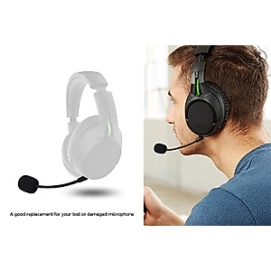 Replacement Game Mic for Kingston HyperX Cloud Flight Flight S Gaming Headset on PS4 PS5 Xbox One PC, 3.5mm Detachable Boom Microphone